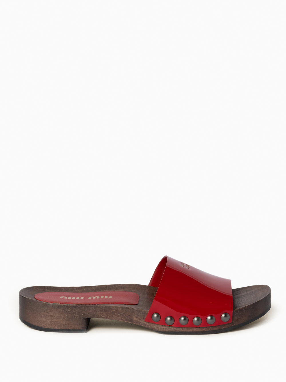 Patent leather clogs | Miu Miu | OTTODISANPIETRO