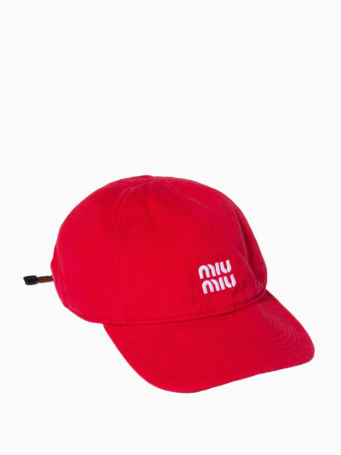 Denim baseball cap | Miu Miu | OTTODISANPIETRO